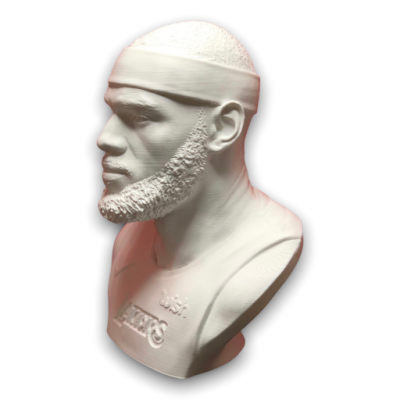 LeBron James Bust Sculpture Statue v2 - PlayIt3D