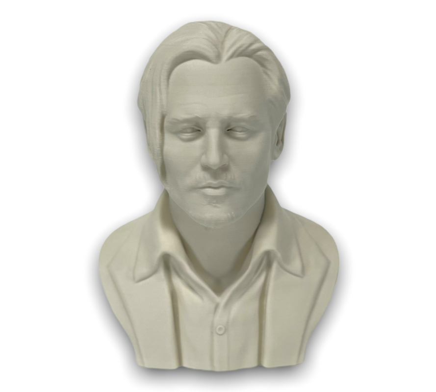 Johnny Depp Bust | Sculpture | Statue - PlayIt3D